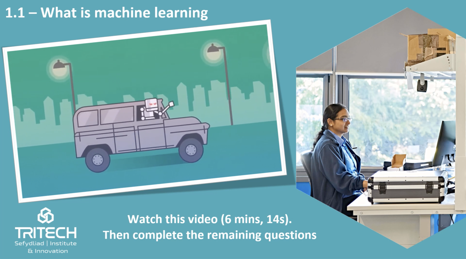 TriTech speaks to schools about careers in machine learning - TriTech Institute